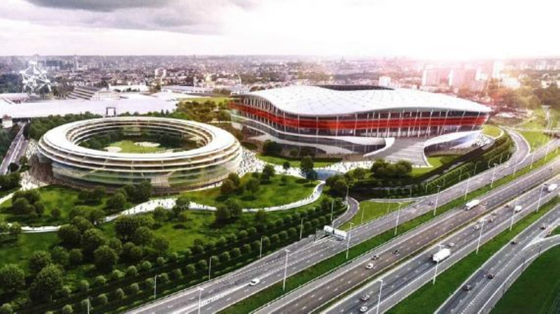 Bruxelles: une visite virtuelle du stade national en projet - RTBF Actus