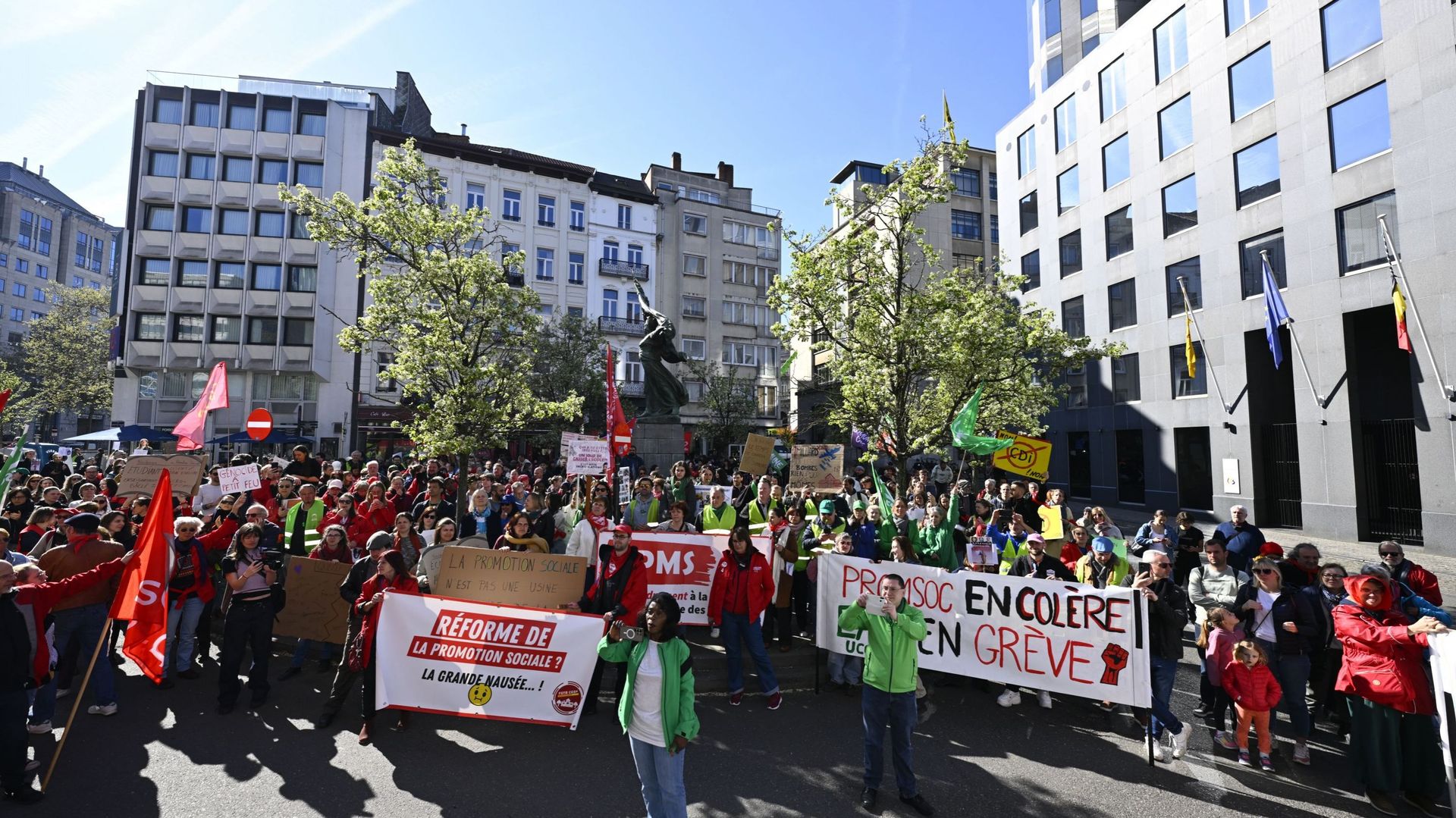 Les organisations syndicales du personnel de la RTBF participent à la ...