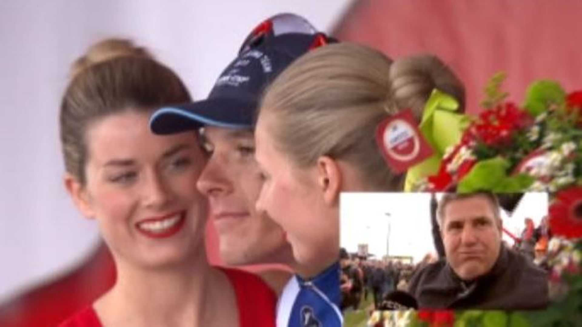 Christian Gilbert est passé par toutes les émotions sur le sprint final ...