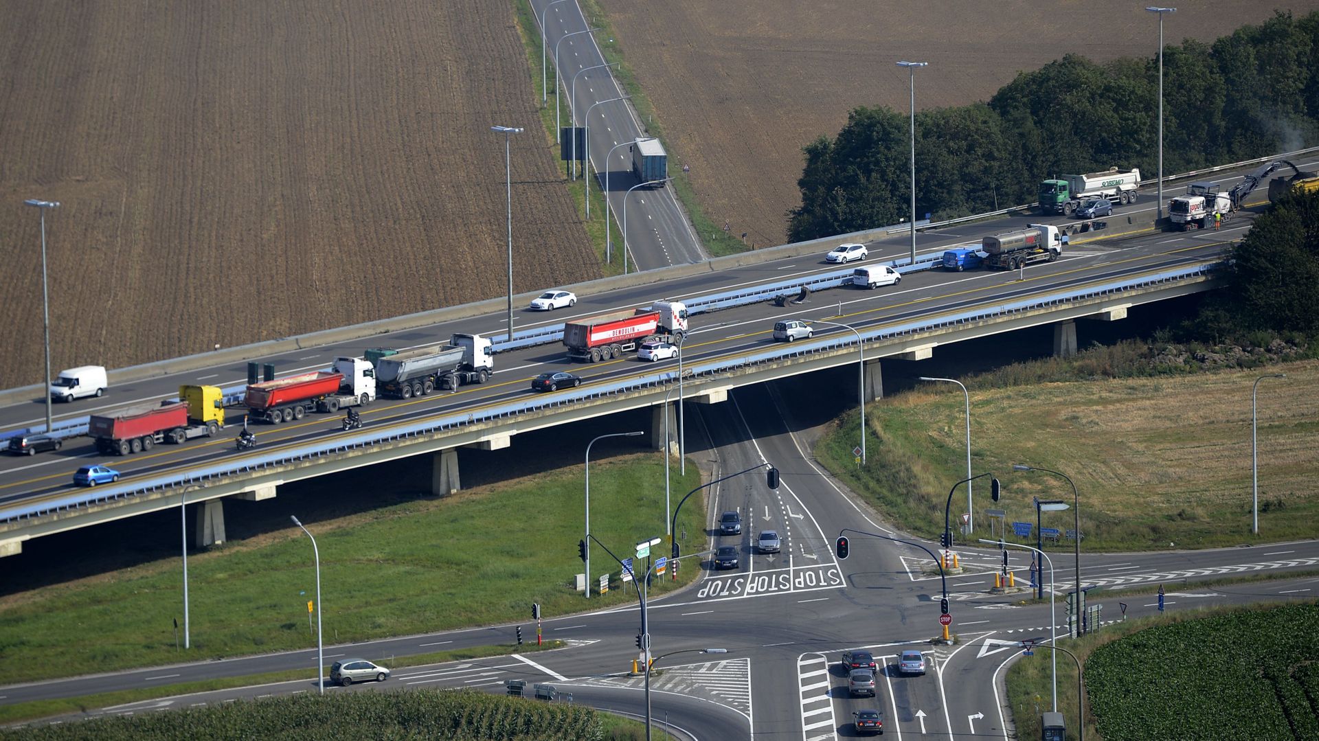 Circulation normalisée sur l'E42 entre Daussoulx et Mons