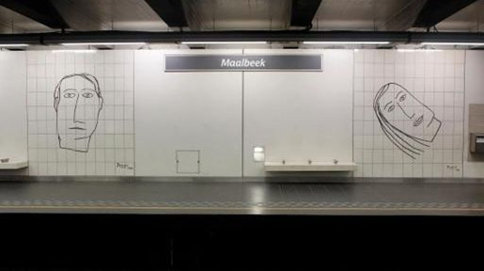 Métro Maelbeek: une nouvelle œuvre de Benoit Van Innis inaugurée lundi ...