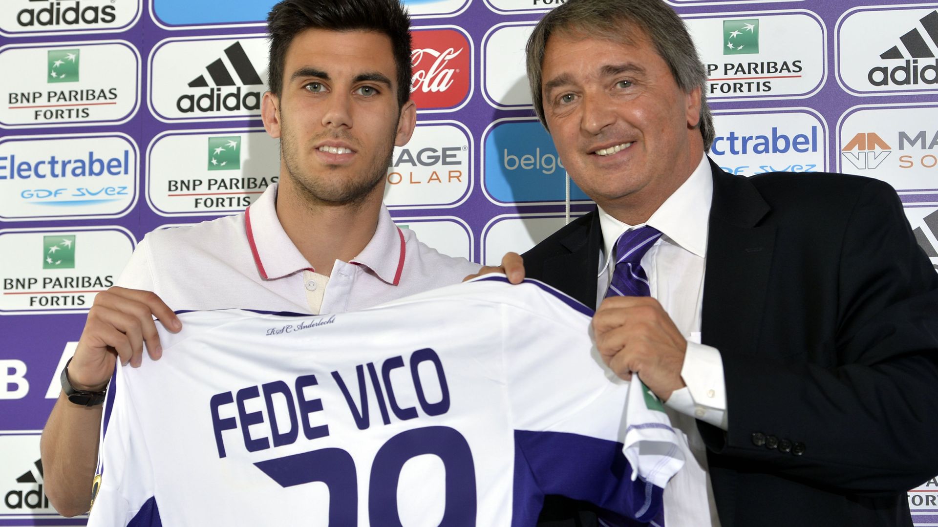Vico : 'Fier de rejoindre Anderlecht' - rtbf.be