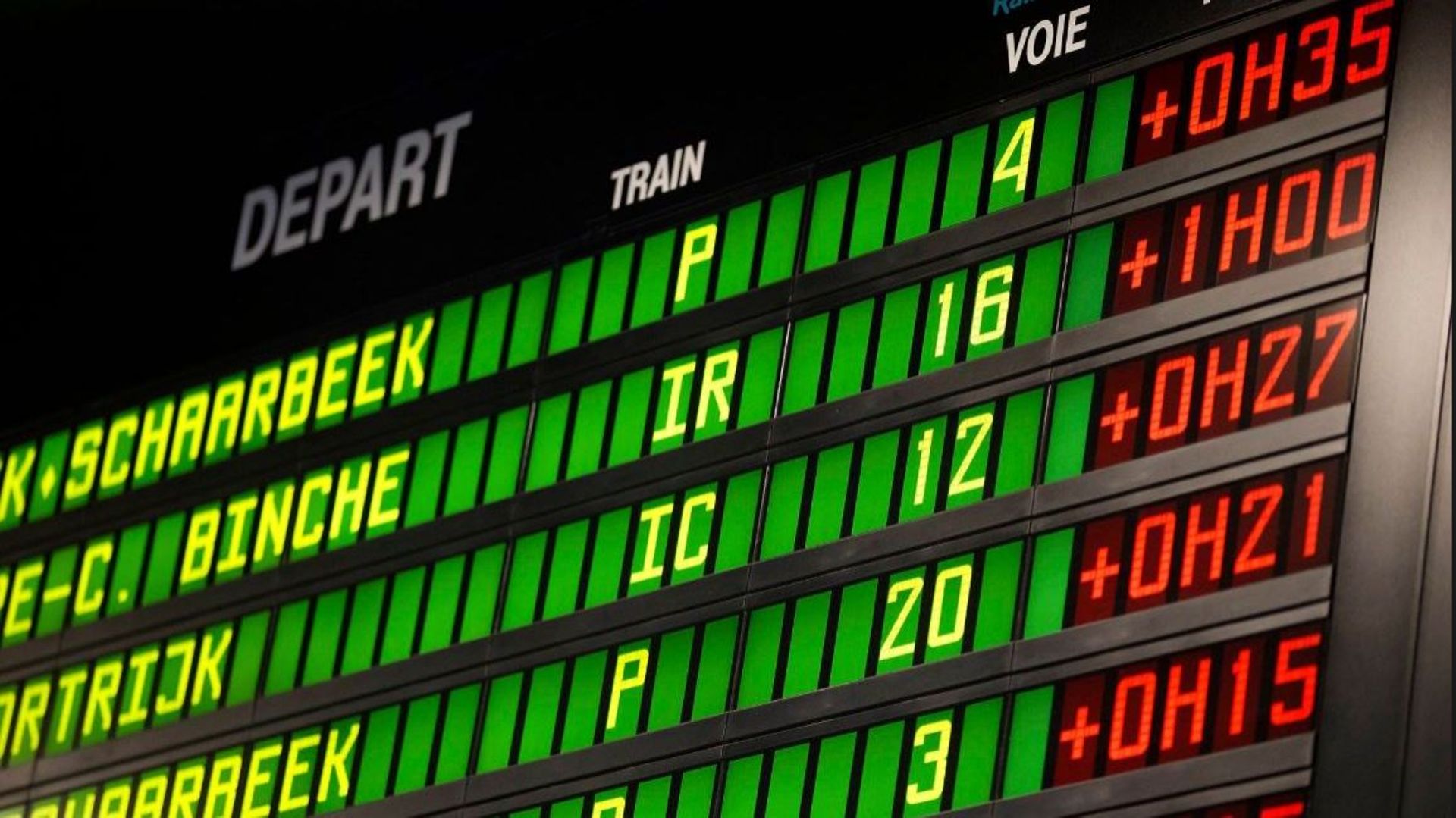 Des agents de la SNCB sanctionnés pour leur retard… à cause des retards des trains - RTBF Actus