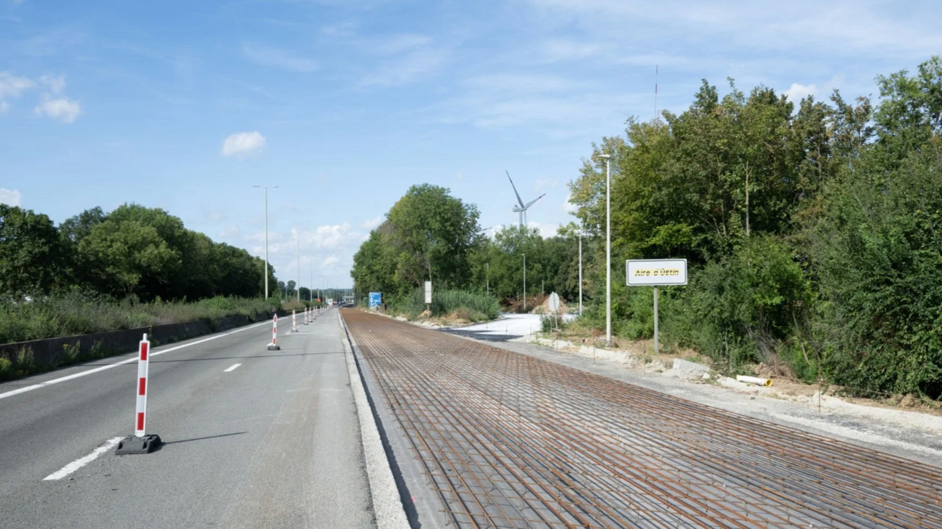 E411 : les travaux entre Daussoulx et Thorembais bientôt derrière nous ...