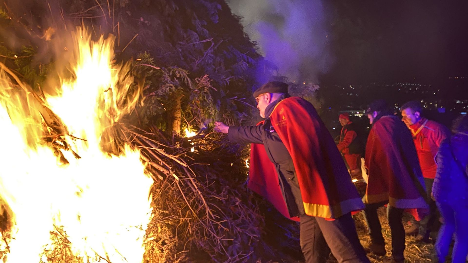 Bouge a baptisé son Grand Feu - RTBF Actus