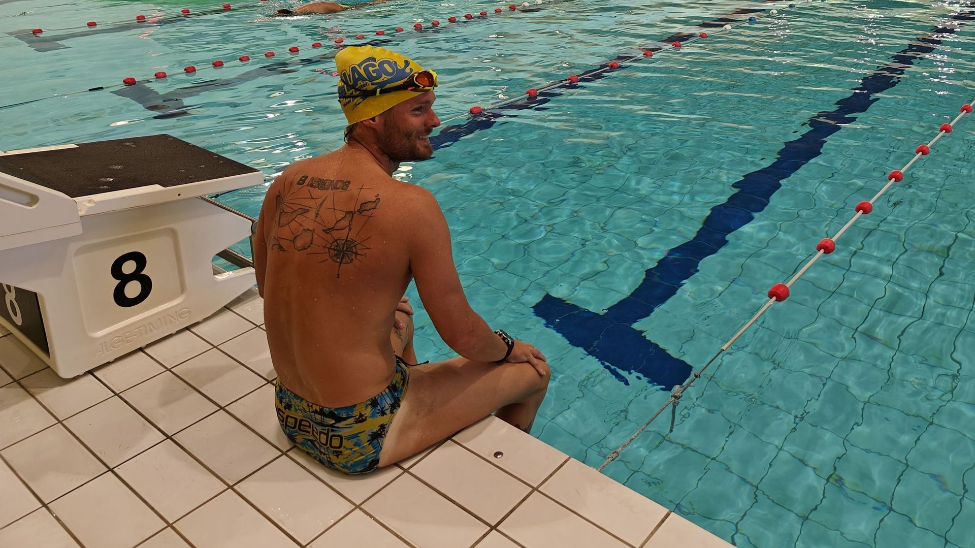 Nager 131 kilomètres sans s'arrêter : le Belge Matthieu Bonne s'offre un nouveau record du monde ...