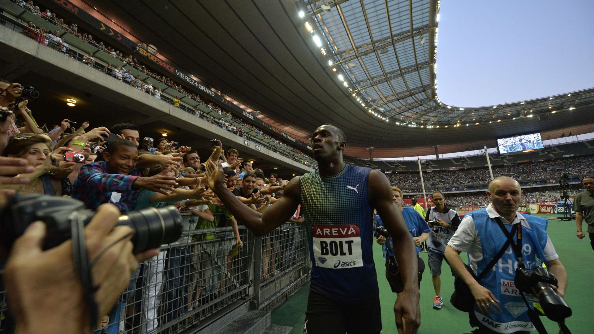 Bolt sera au Stade de France en 2014 - RTBF Actus