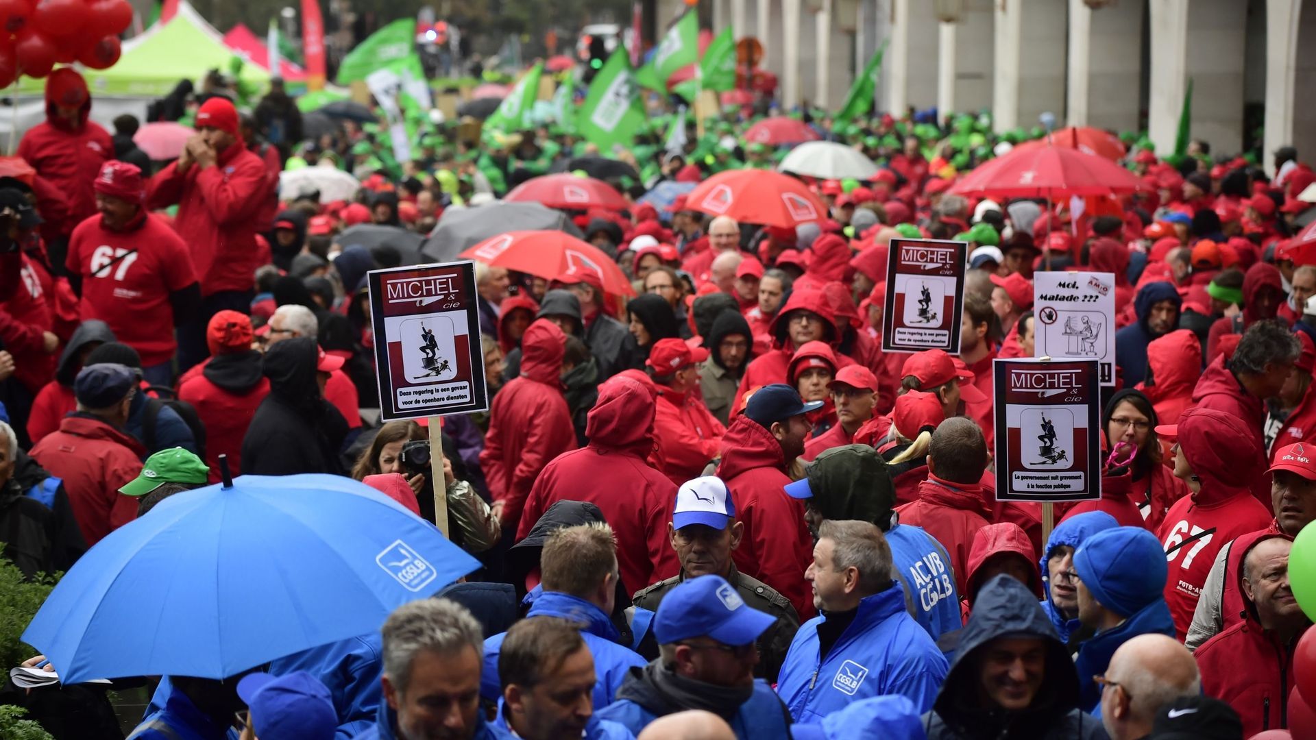 L'extraordinaire taux de syndicalisation des belges reste stable ...