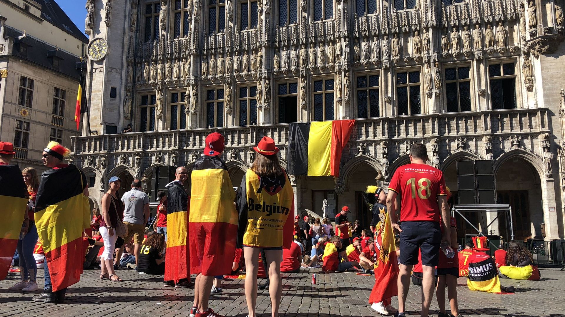 Environ 40.000 supporters ont fait la fête avec les Diables rouges à ...