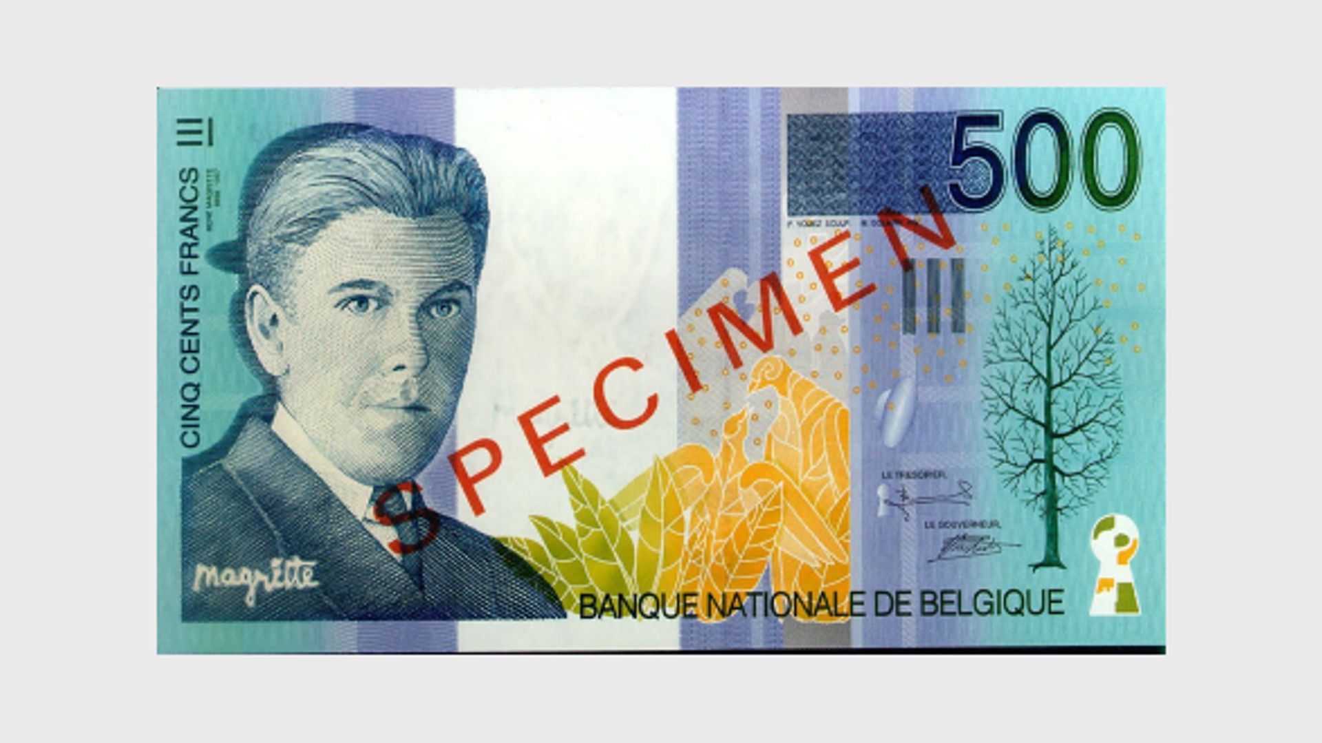 15,8 millions de billets, en franc belge, toujours dans la nature ...