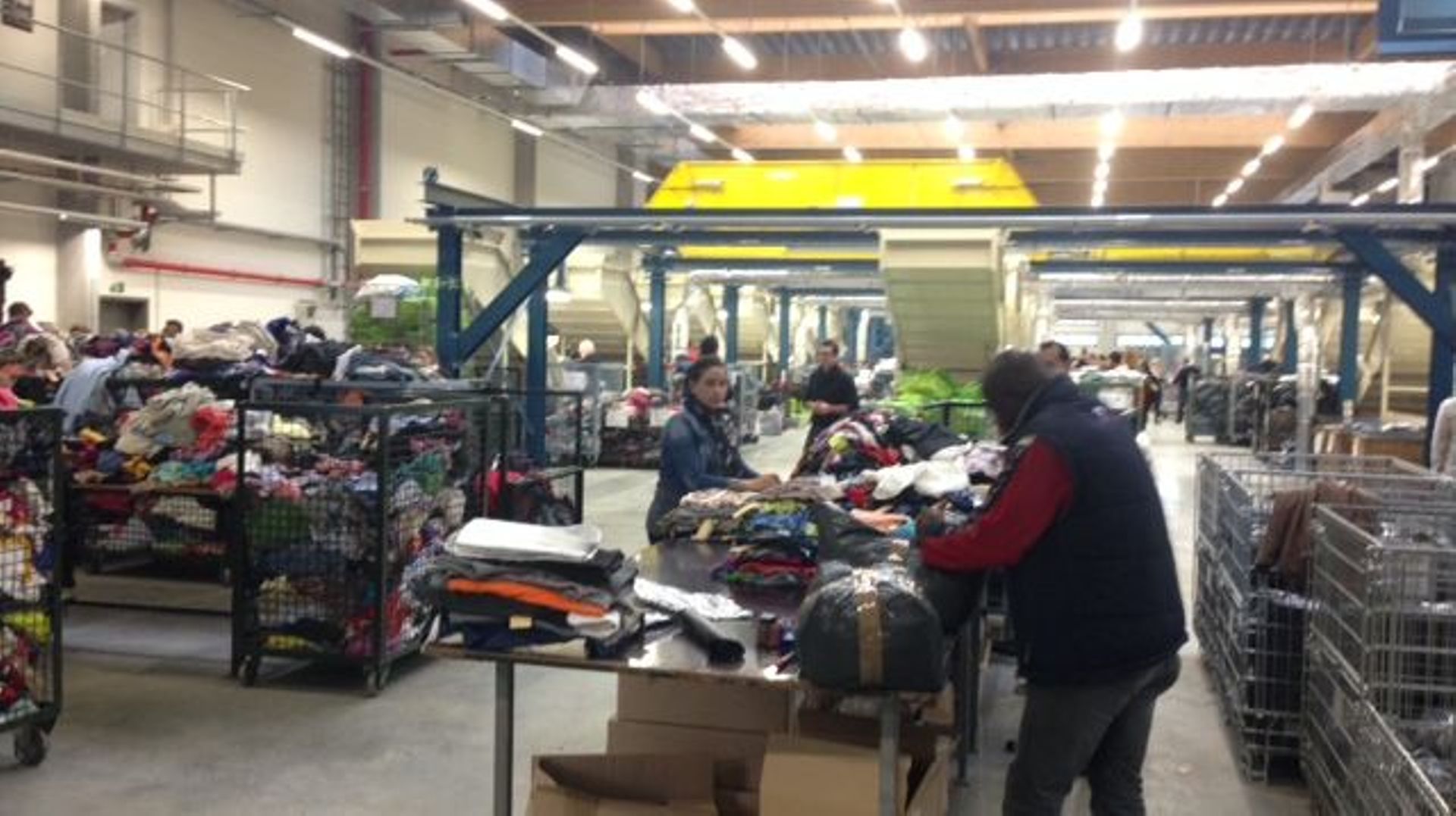 Le nouveau centre de tri des Petits Riens a été inauguré à Anderlecht ...