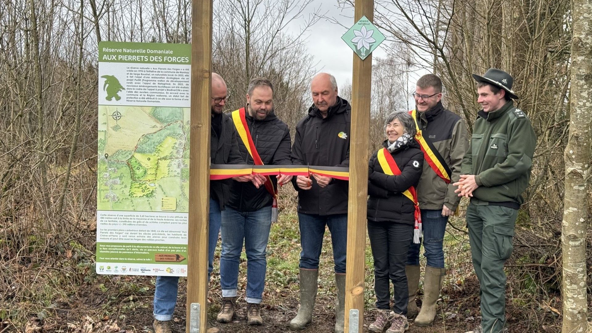 La réserve naturelle domaniale restaurée ' Aux Pierrets des Forges ' à ...