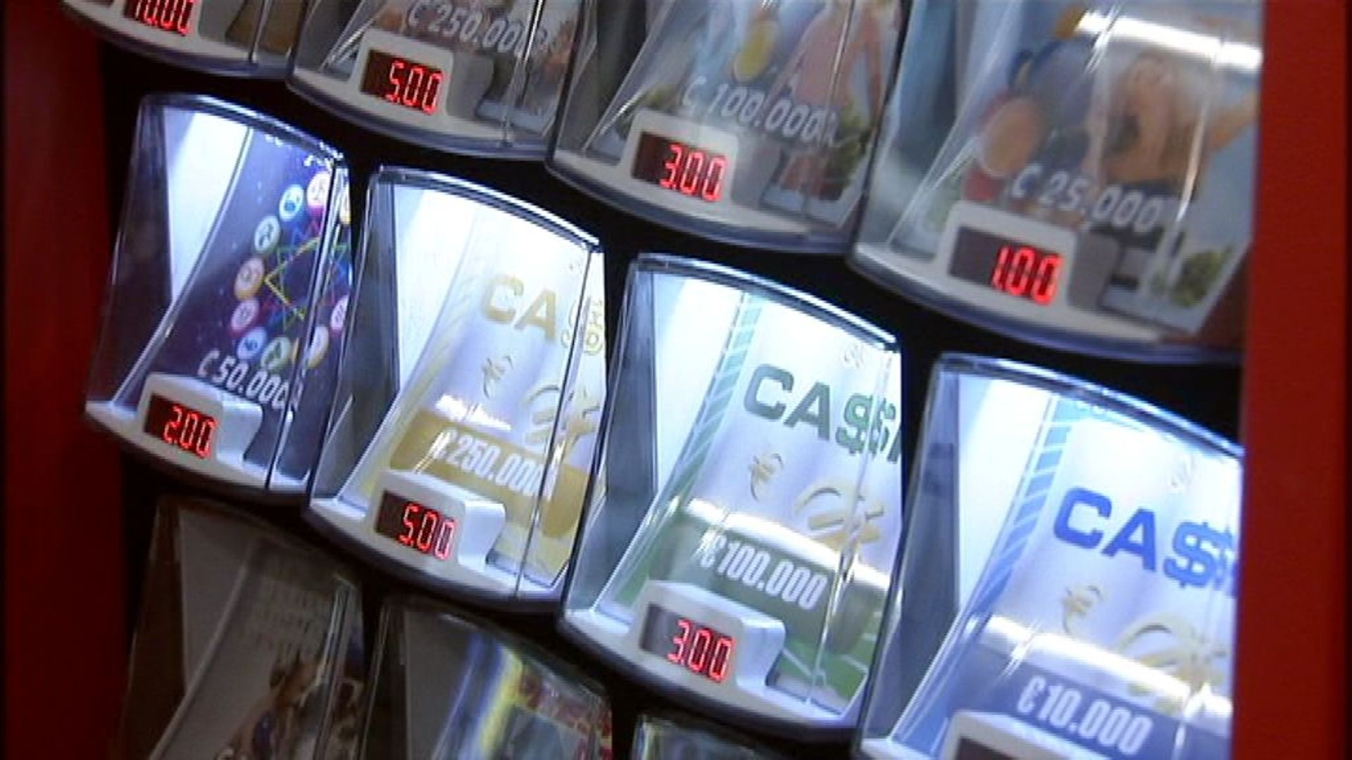 Lottomatic : un distributeur automatique de la Loterie Nationale ...