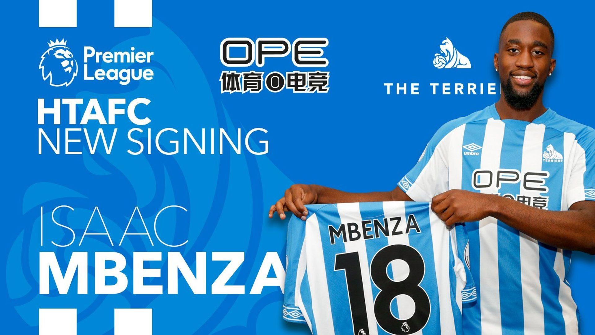 L'ailier belge Isaac Mbenza prêté par Montpellier à Huddersfield Town ...