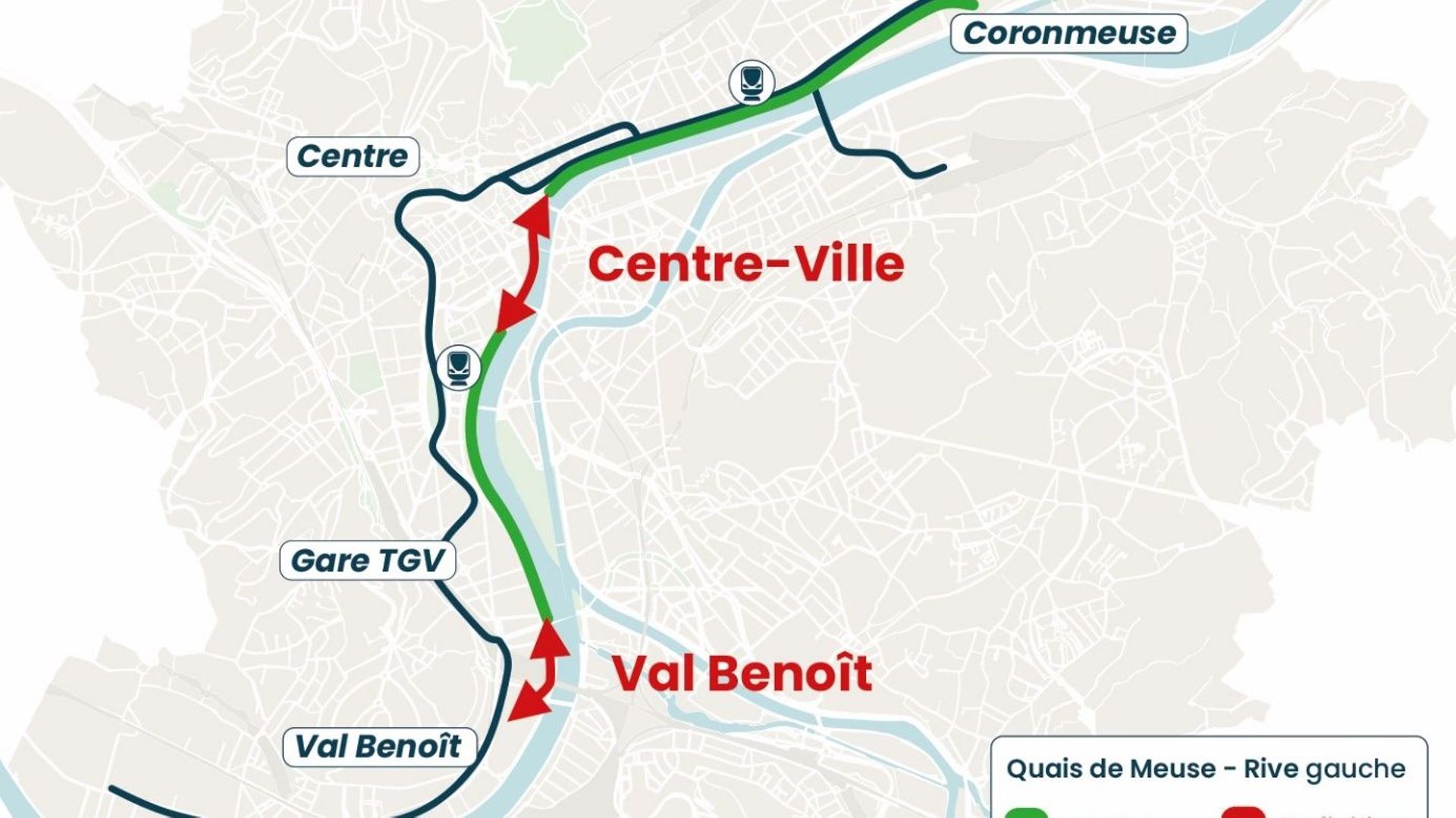 Le tram de Liège va commencer à circuler plus vite et plus souvent ...