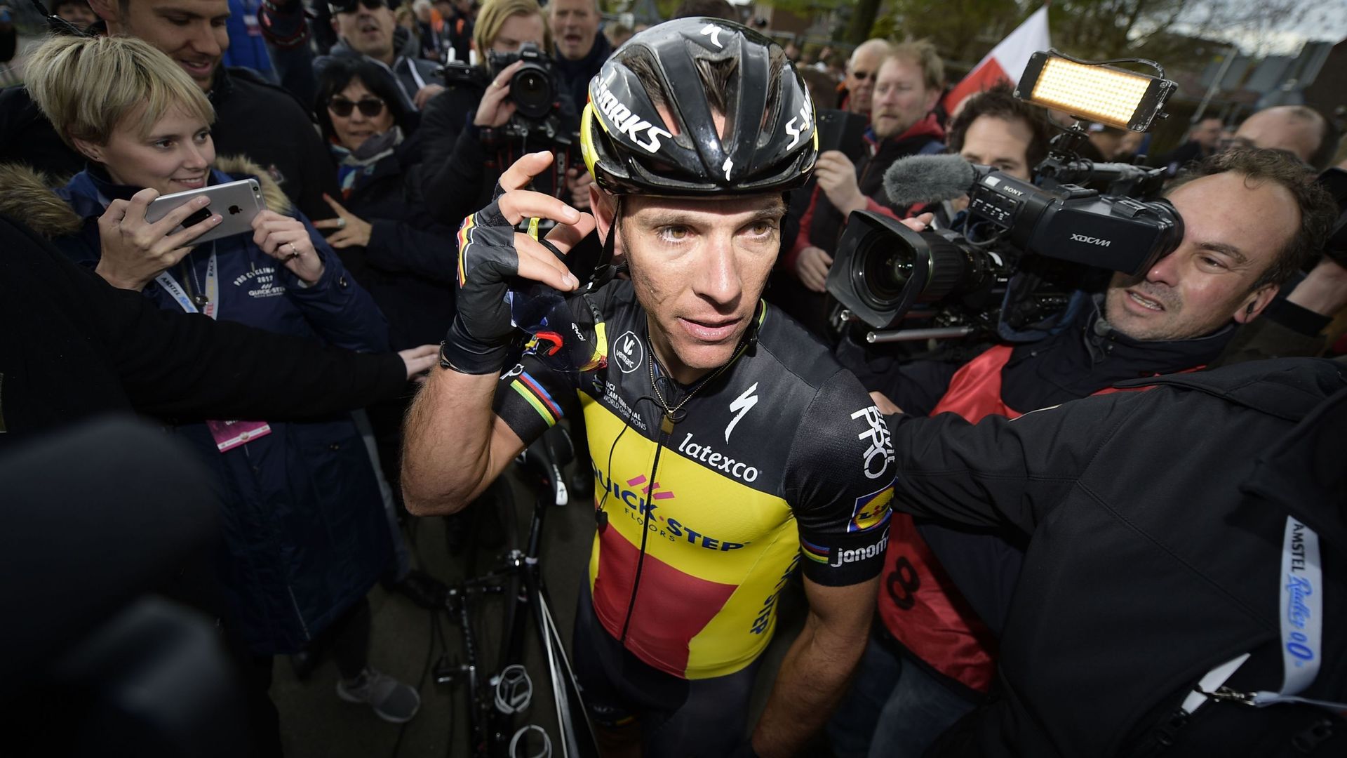 Christian Gilbert est passé par toutes les émotions sur le sprint final ...