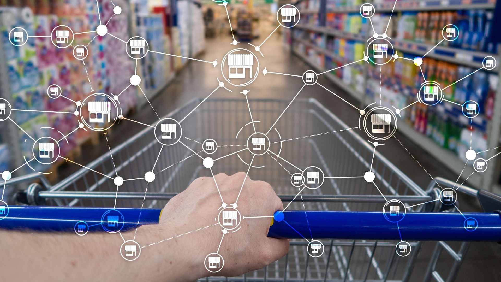 Le caddie intelligent qui scanne vos courses tout seul - RTBF Actus