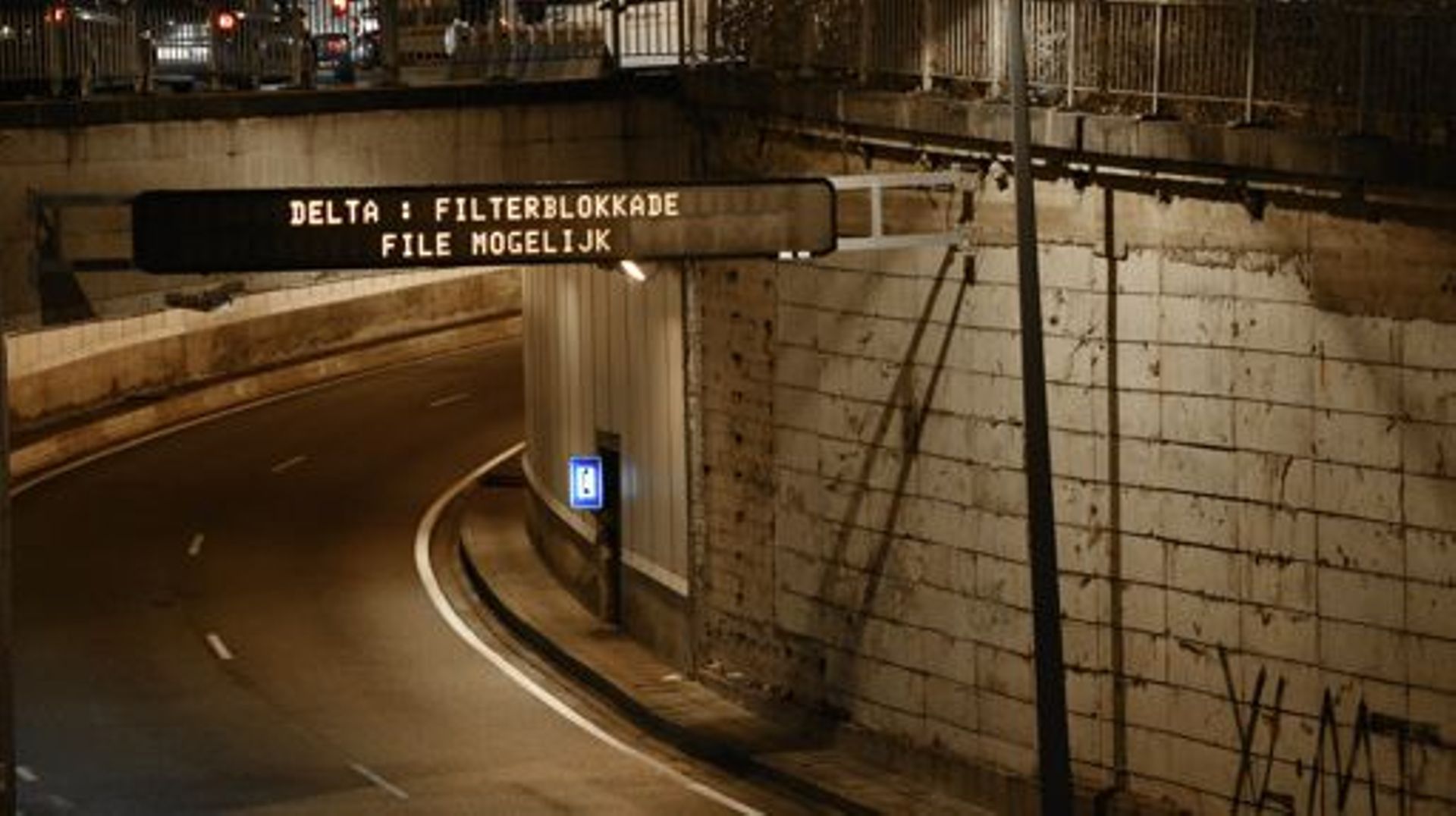 Carrefour Léonard : le tunnel de l’E411 désormais fermé la nuit - RTBF ...
