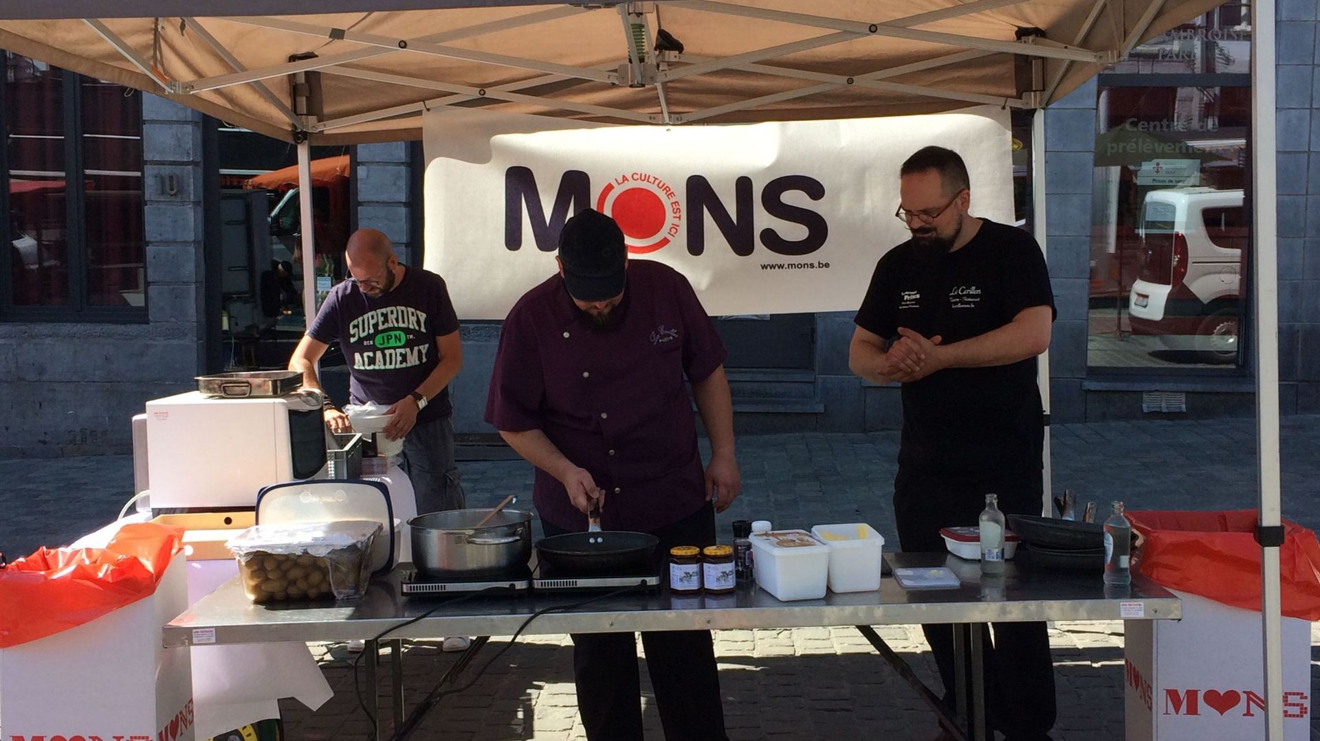Mons: cet été, sur le marché, un chef cuisine pour vous - rtbf.be