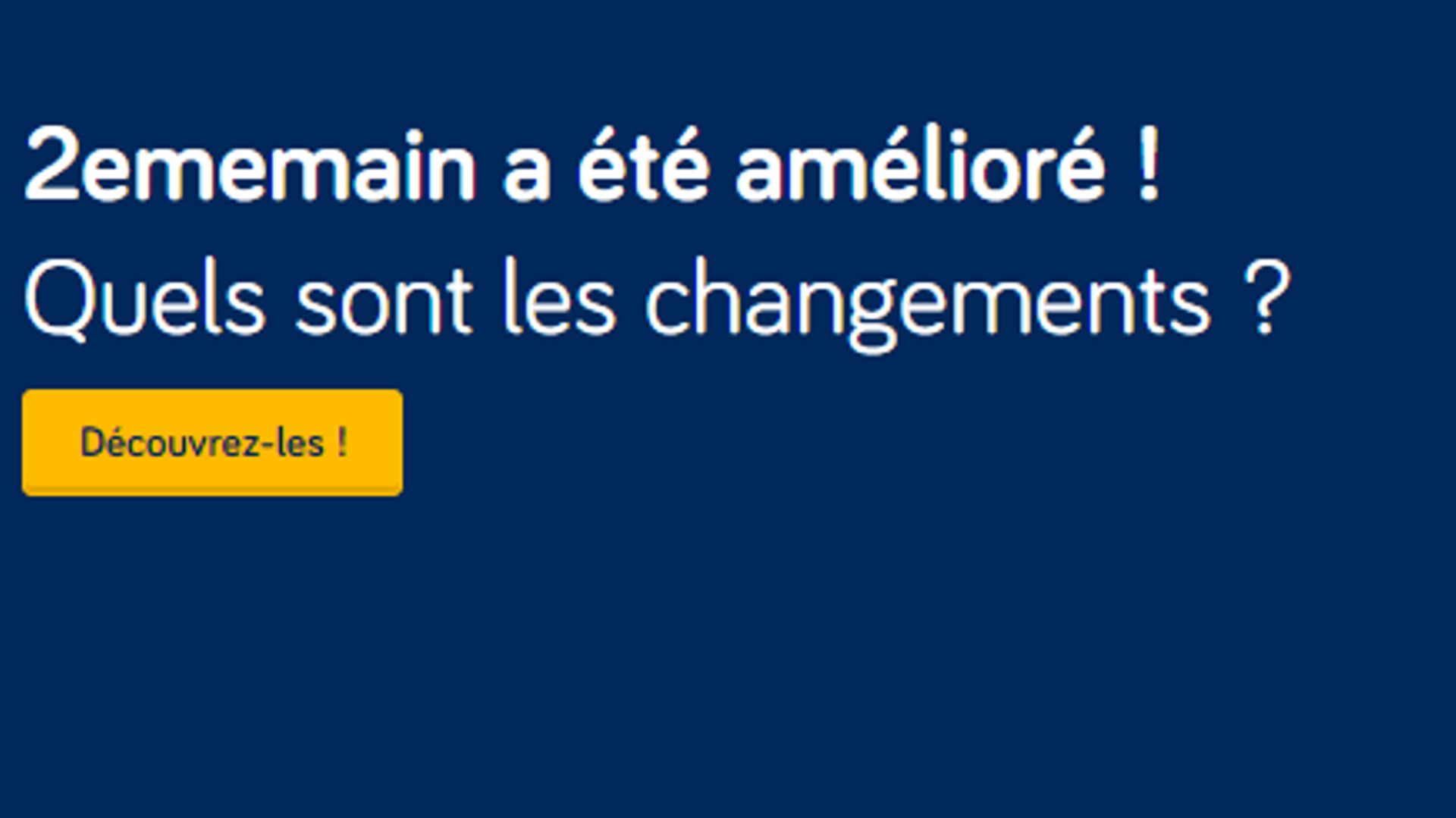 Petite révolution: le site 2ememain devient en partie payant - RTBF Actus