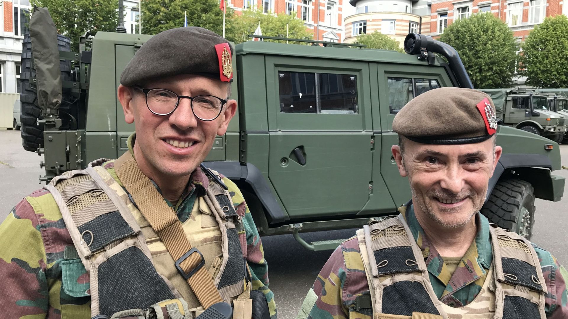 Une immense fierté pour l'adjudant-major Marc Danhier qui sera le porte ...
