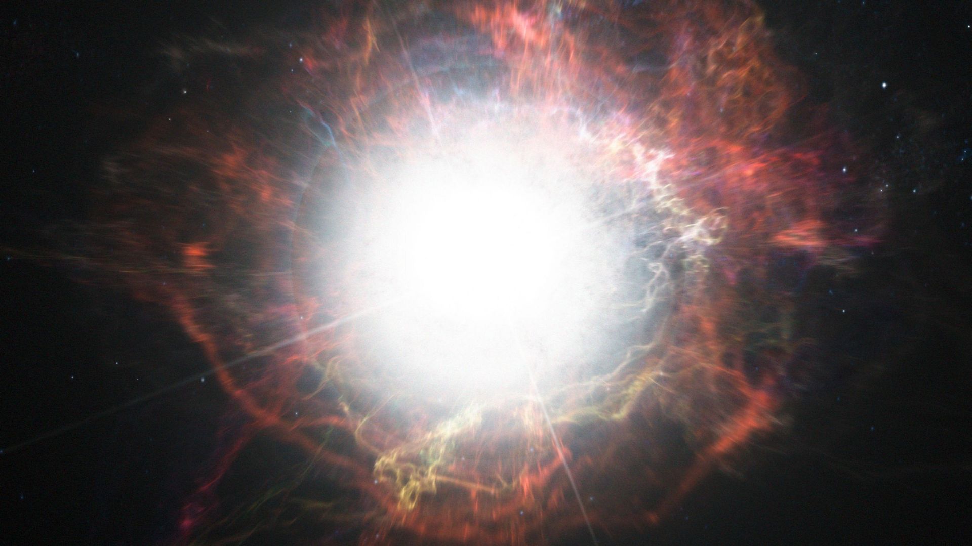 La fusion de deux étoiles fait trembler l'espace-temps - RTBF Actus