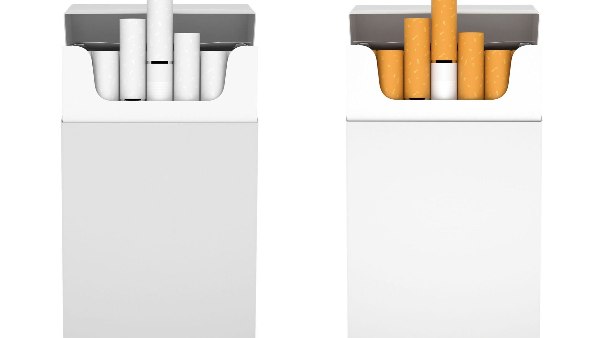 Couvrez ces paquets de cigarettes que je ne saurais voir ! - RTBF Actus