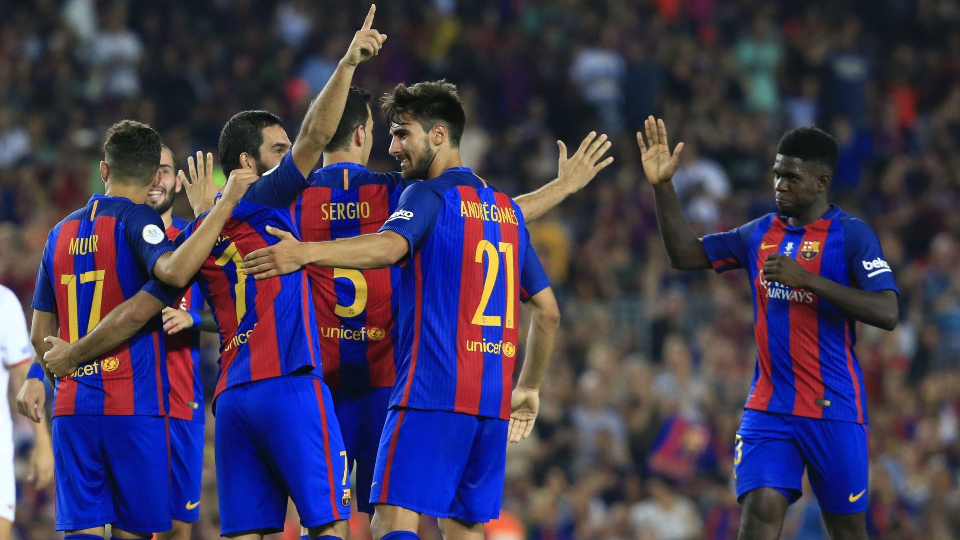 Débuts en fanfare pour Messi, la 'MSN' et le Barça : 7-0 contre le ...