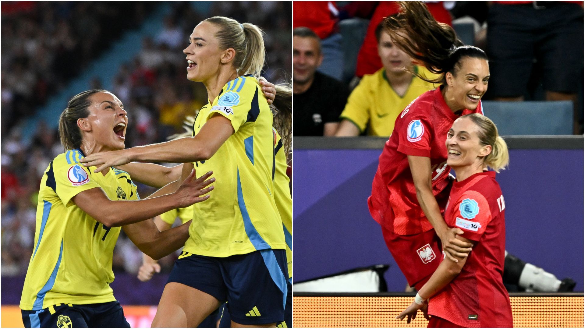 Euro 2025 : pluie de buts dans la poule C, la Suède malmène 10 ...