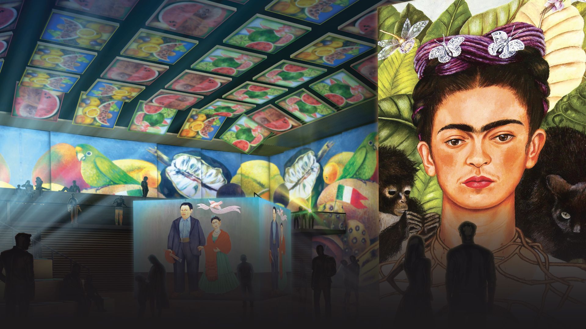 L’exposition immersive 'Viva Frida Kahlo' est de retour à Bruxelles ...