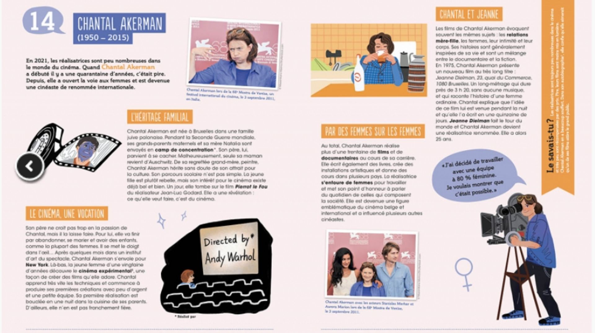 Audrey Vanbrabant raconte aux enfants le destin de 30 femmes qui ont marqué l’Histoire de la ...