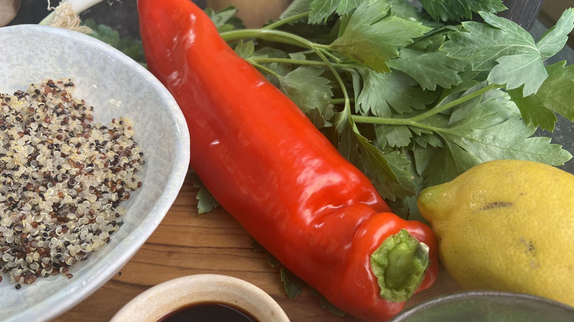 La douce recette de poivrons doux farcis au quinoa par Margaux - RTBF Actus