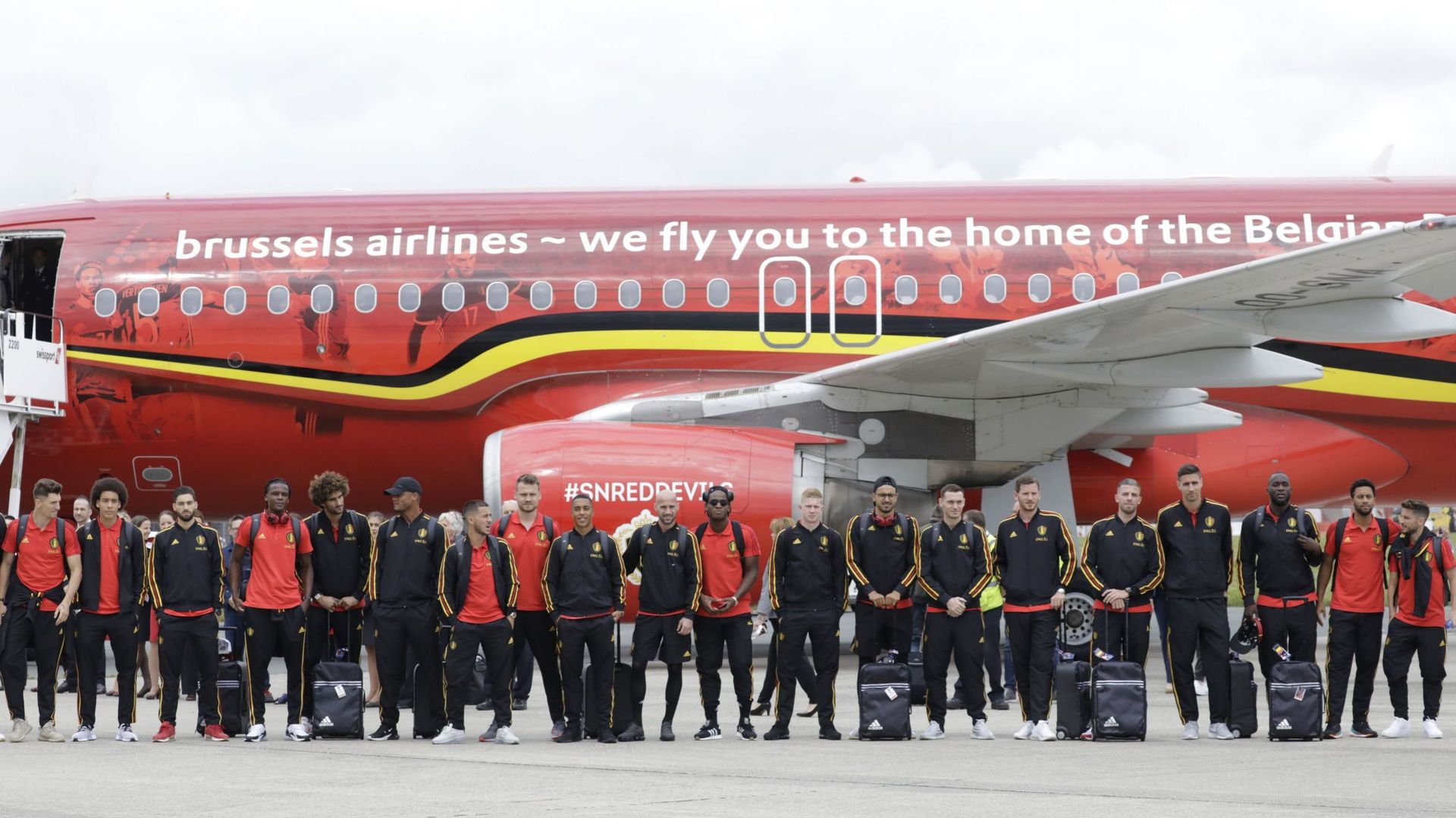 Les Diables Rouges sont arrivés en Russie et ont pris leurs quartiers ...