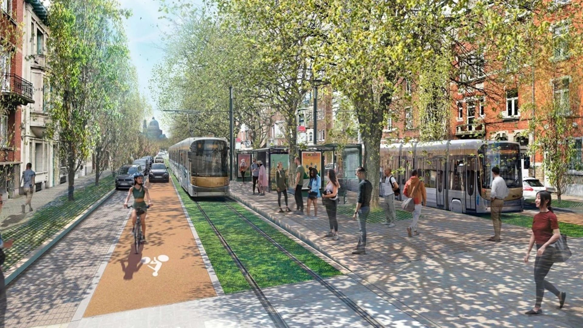 La place du Châtelain va être réaménagée - RTBF Actus