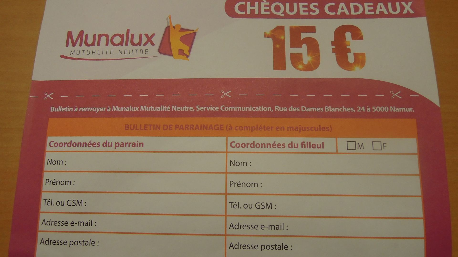 Une mutualité neutre pratique un parrainage 'commercial' discutable ...