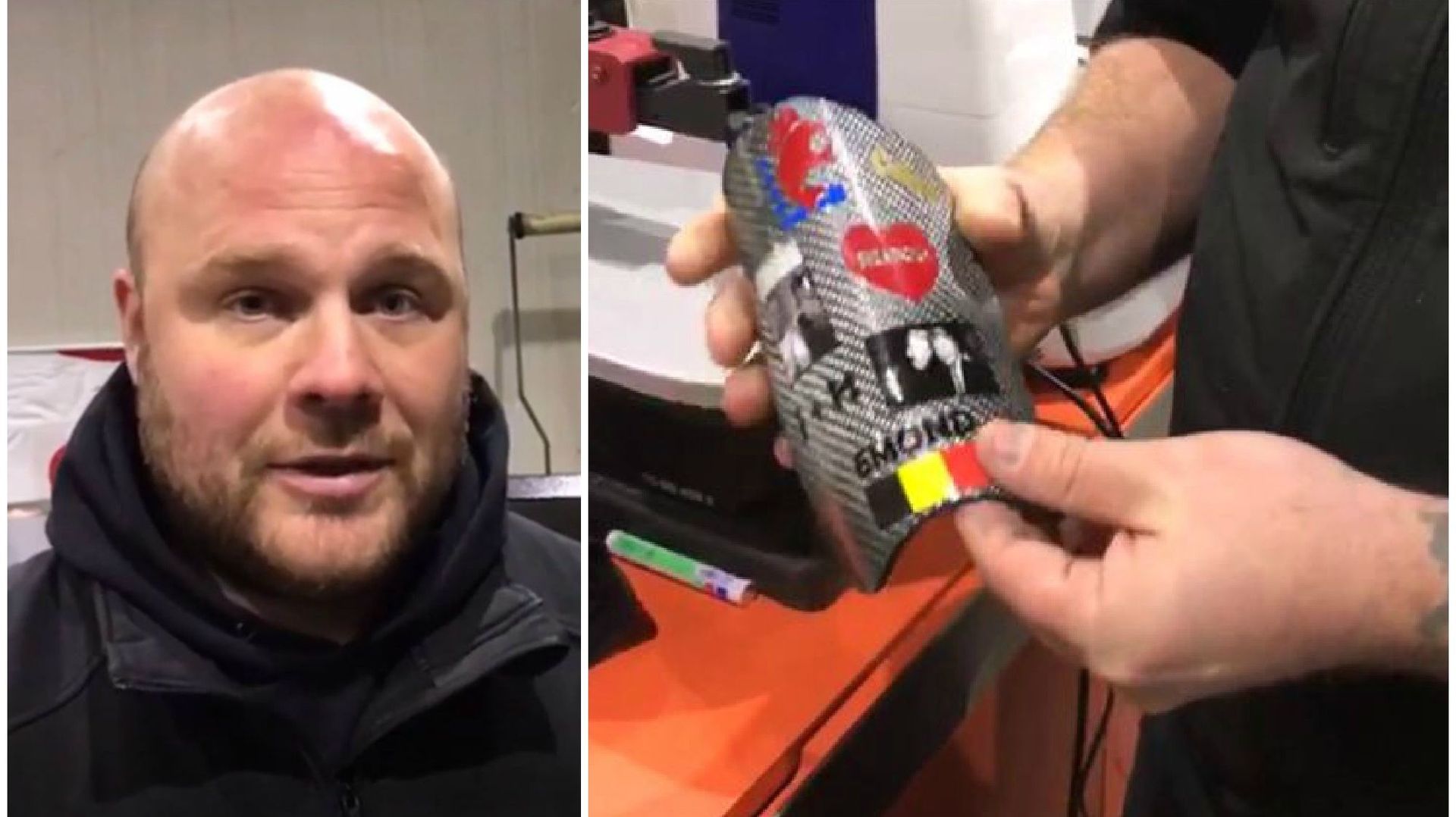 Terrence Genaux customise les jambières et brassards des vedettes du ...