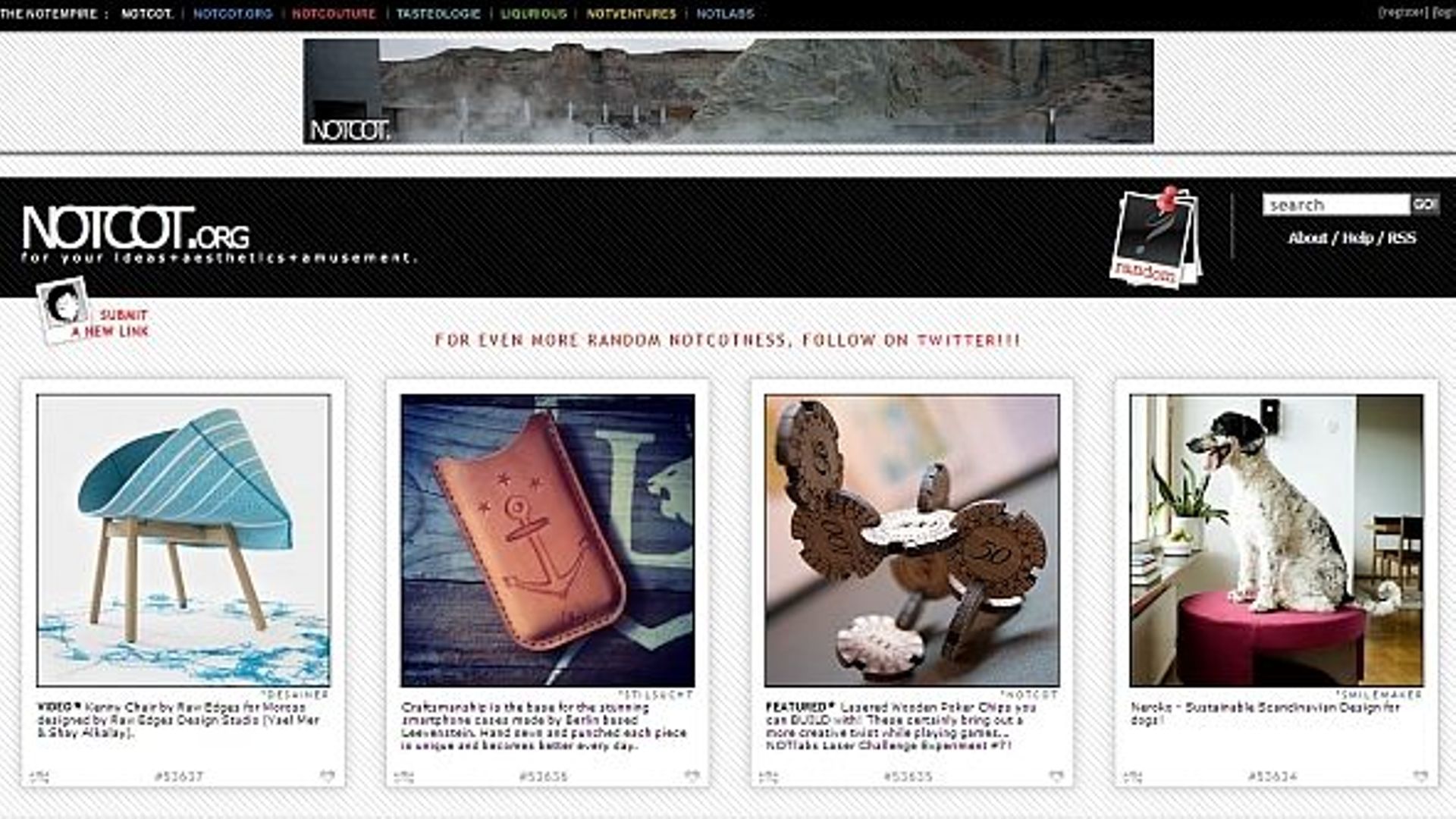 C'est de l'art, sur le web : NotCot - RTBF Actus