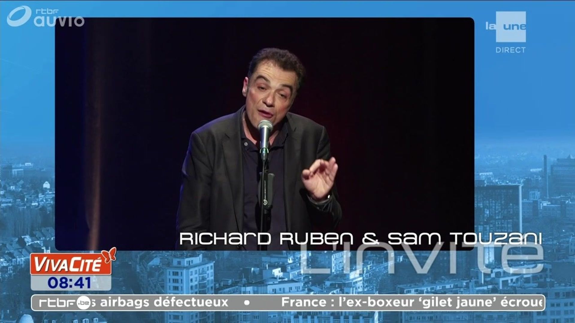 Richard Ruben et Sam Touzani 'En chanté' de leur nouveau spectacle ...