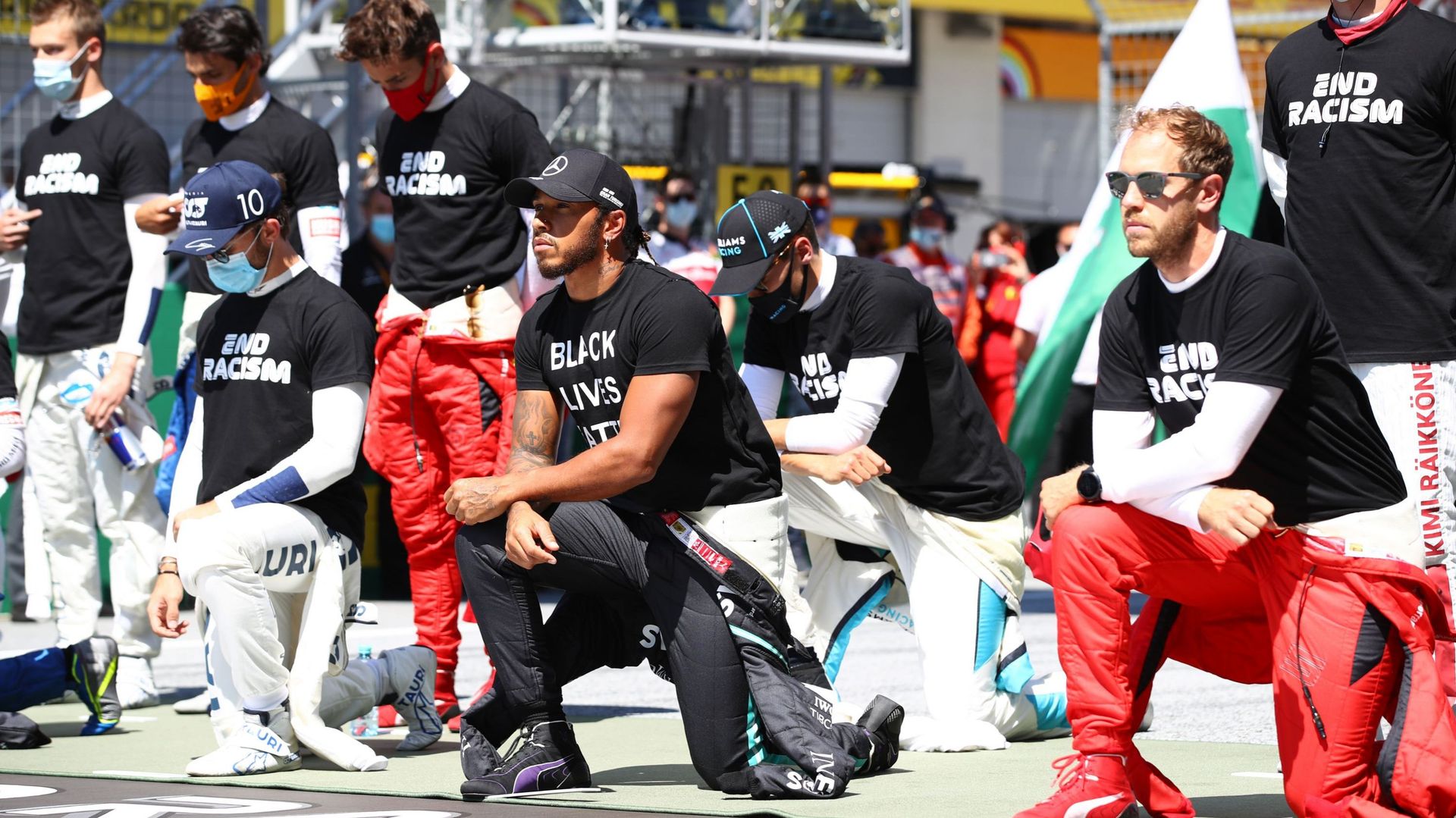 Lewis Hamilton : 'Il s'agit d'égalité, pas de politique ou de promotion'