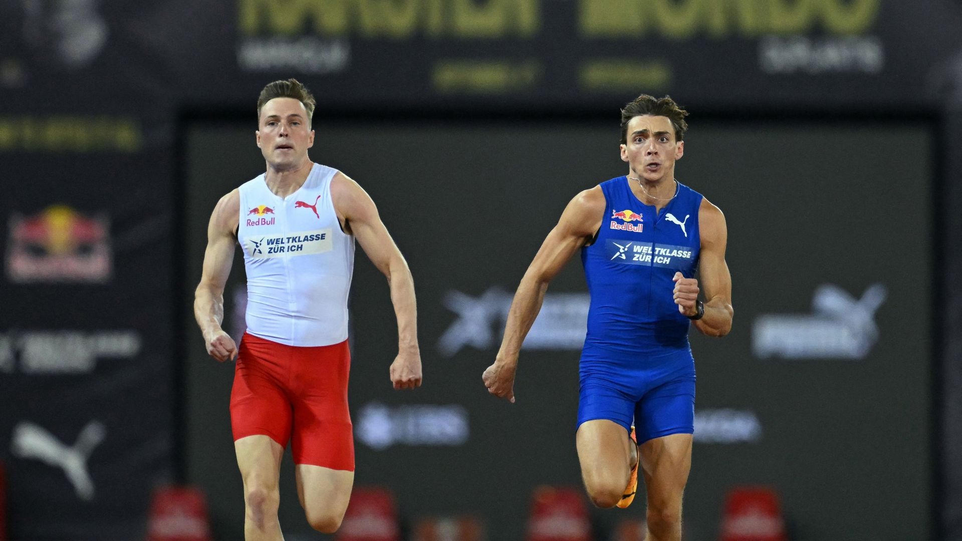 10 secondes 37 sur 100m : Armand Duplantis bat Karsten Warholm à Zurich avec un chrono canon ...