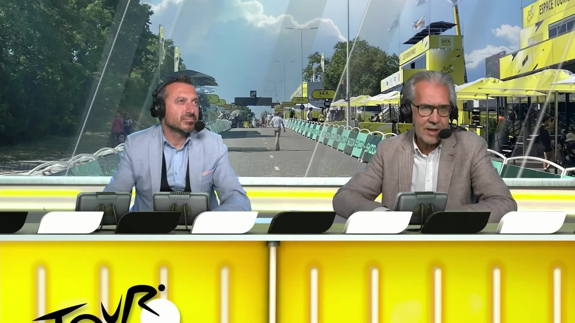 'L'absence d’Ewan libère Lotto-Dstny' : le débrief de Cyril Saugrain après la 18e étape de ce ...