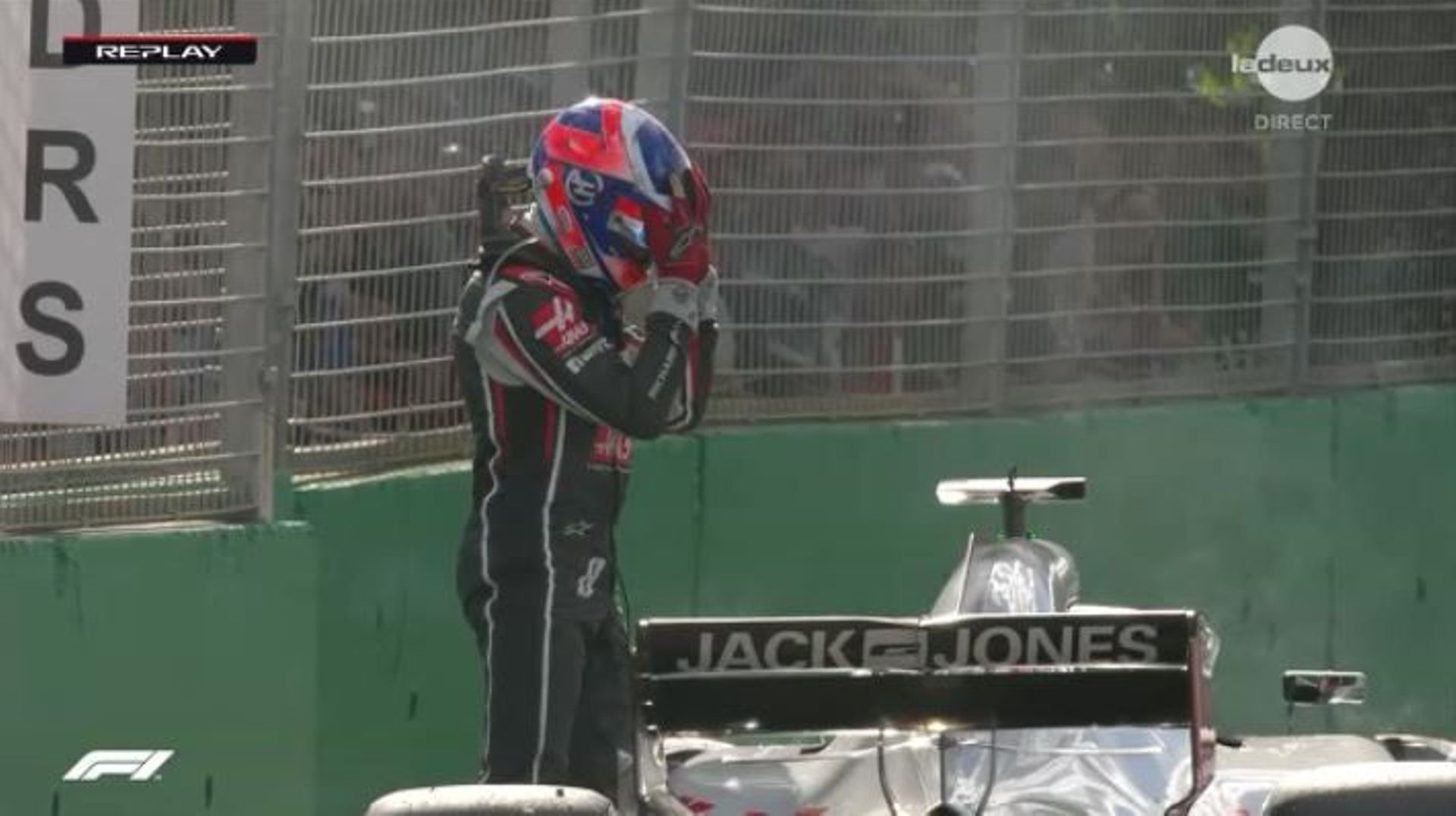 Cat-Haas-trophe : Au pied du podium, Magnussen et Grosjean abandonnent ...