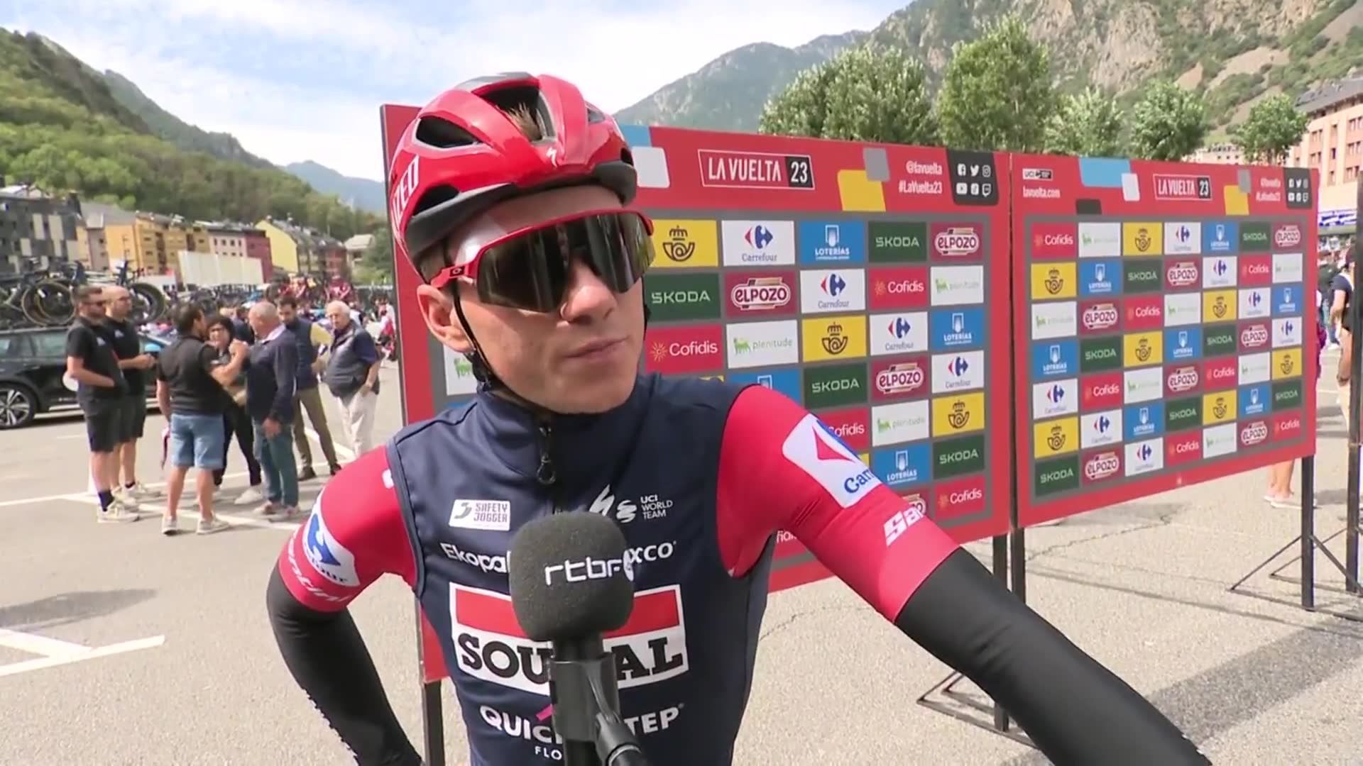 Vuelta - L'objectif est simple pour Evenepoel sur la 3e étape : 'Arriver dans le même temps que ...