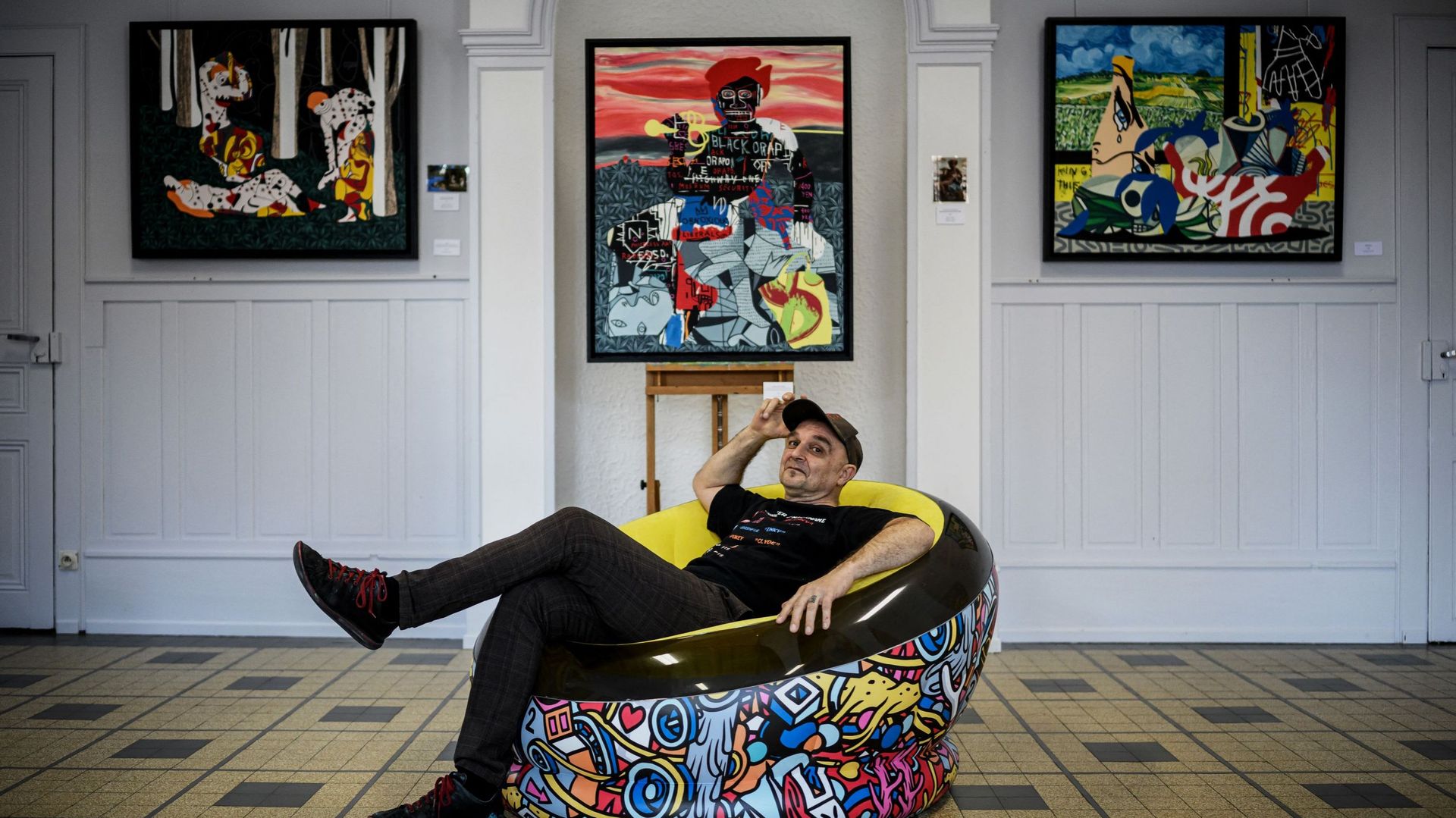 Speedy Graphito, pionnier du street art, revisite un peintre du XIXe ...