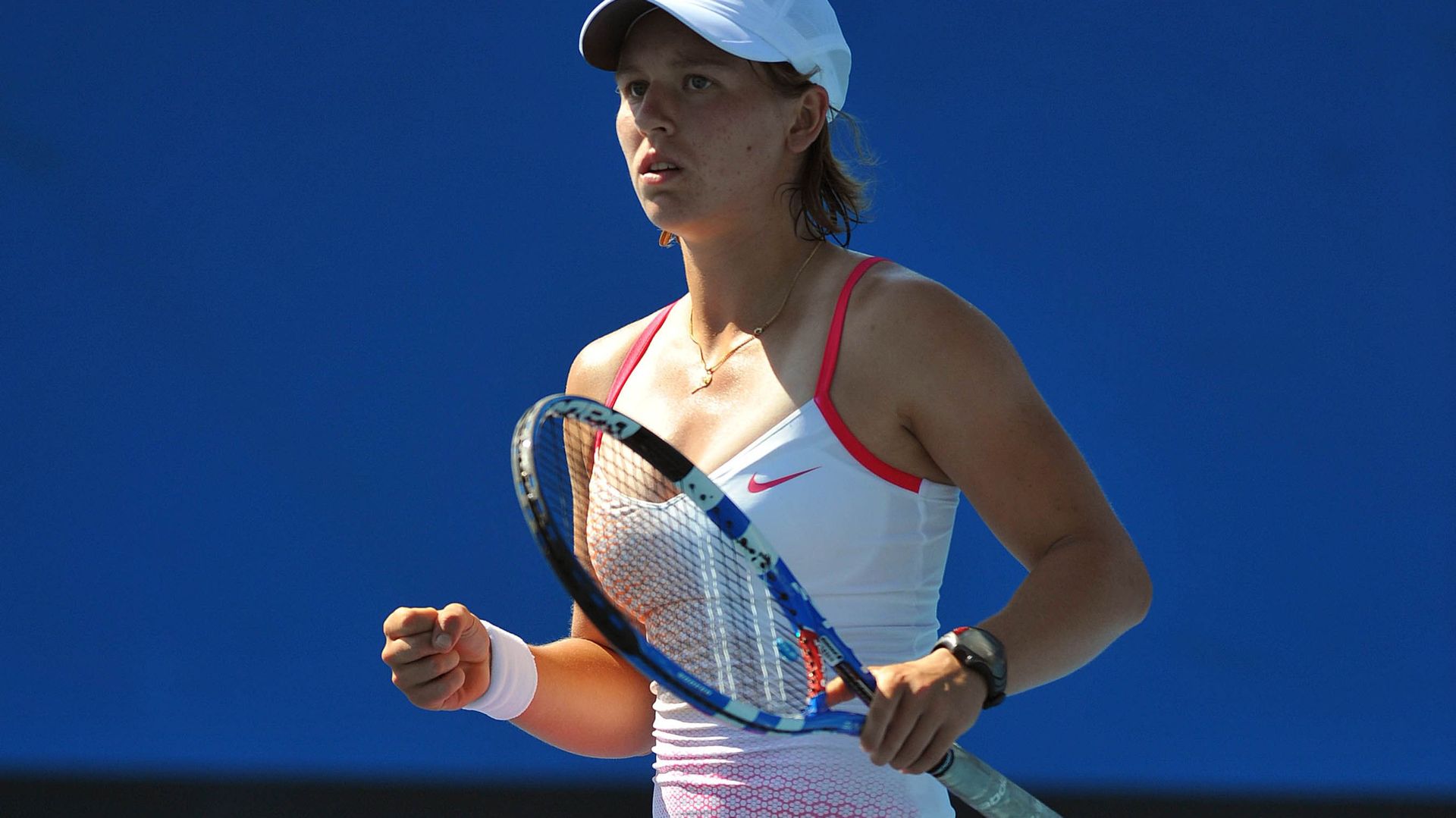 An-Sophie Mestach au 3e tour du simple et du double juniors - RTBF Actus