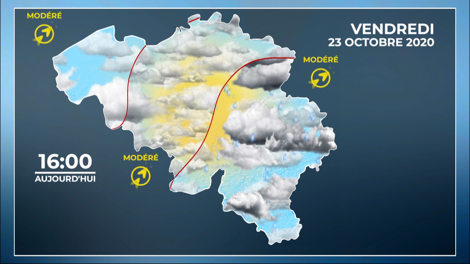 Météo de ce vendredi : très variable en fonction des régions - RTBF Actus