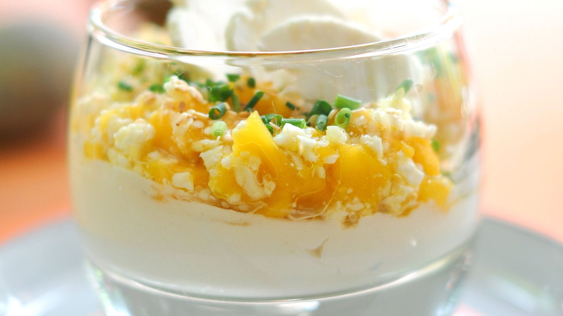 Recette : verrine de chou-fleur et mangue - RTBF Actus