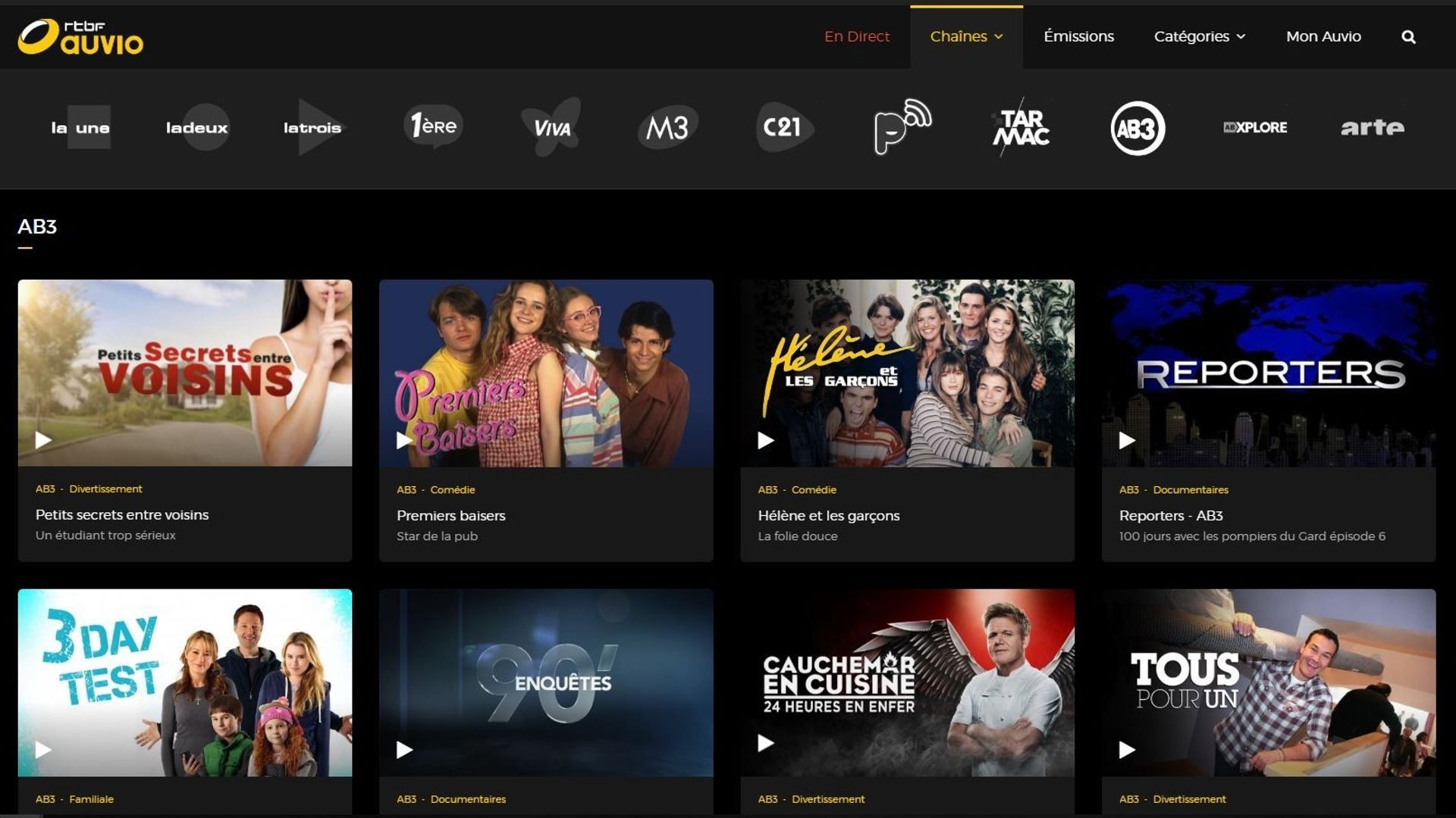Auvio : les meilleures nouveautés de la nouvelle version - rtbf.be