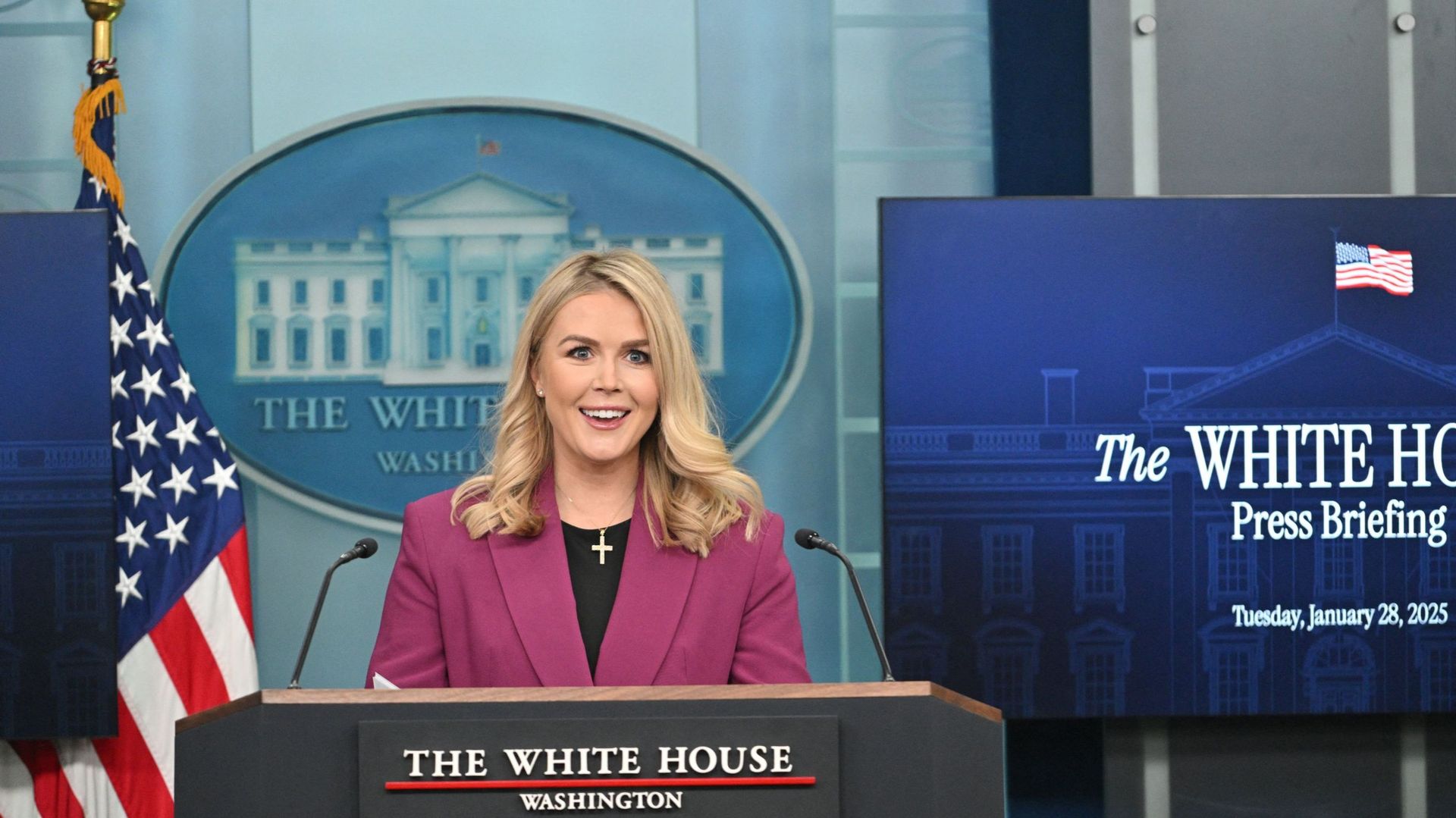 Karoline Leavitt, 27 ans, nouvelle porte-parole de la Maison-Blanche : une loyauté indéfectible ...