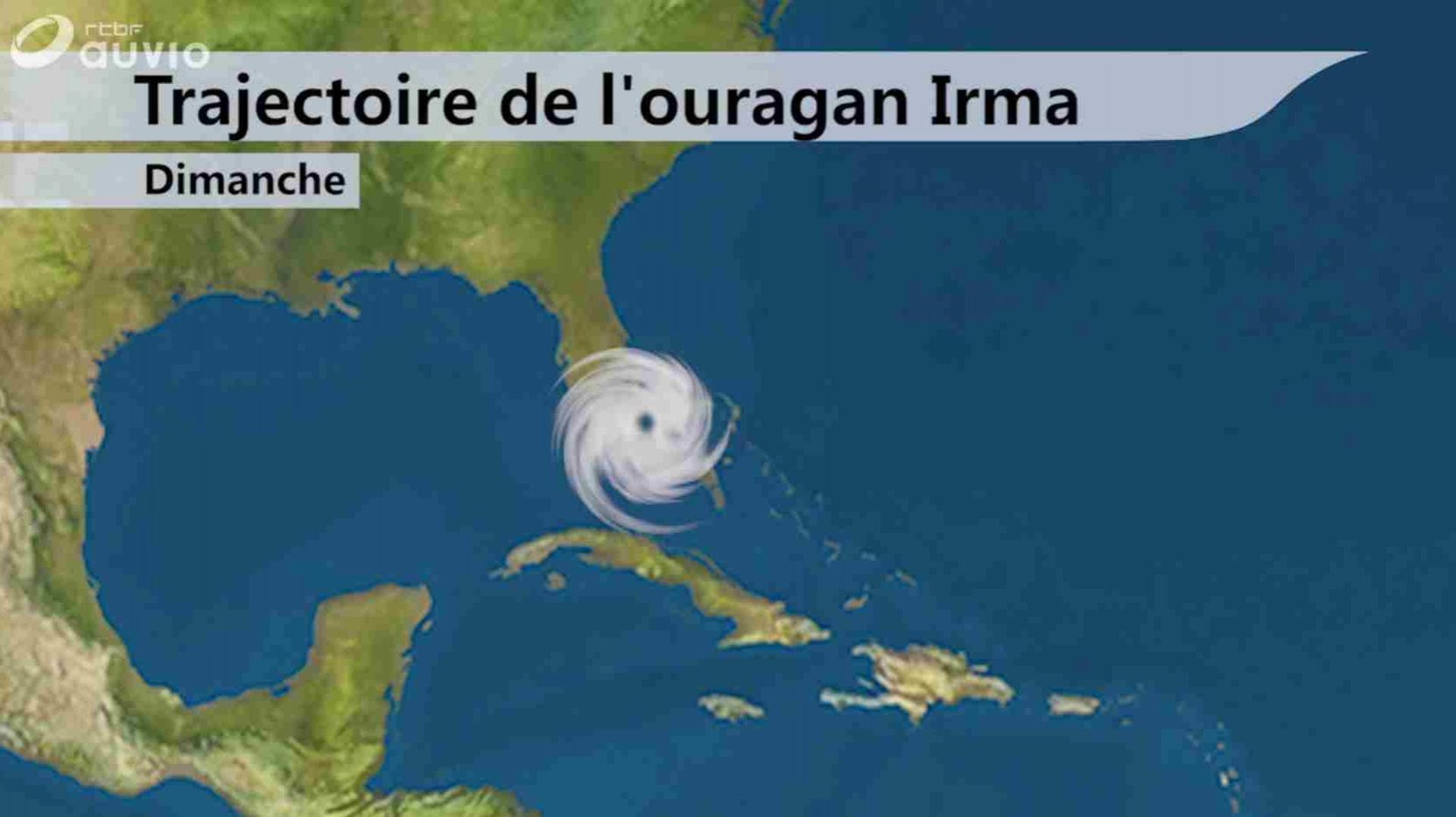 Quelle sera la trajectoire l'ouragan Irma jusqu'au week-end? - RTBF Actus